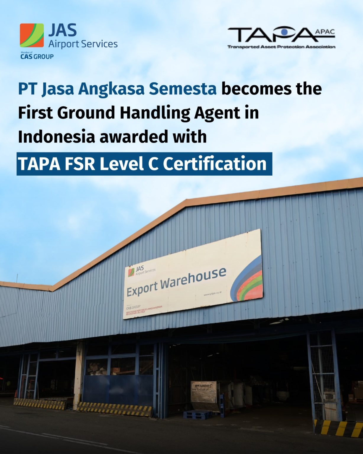 PT Jasa Angkasa Semesta Tbk Menjadi Agen Ground Handling Pertama di ...